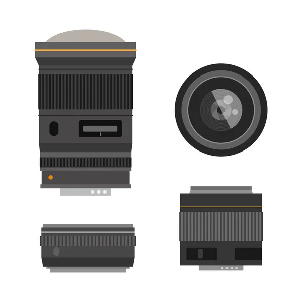 Photo optic lenses vector set. Stock Vector Image by ©VectorShow #120031946