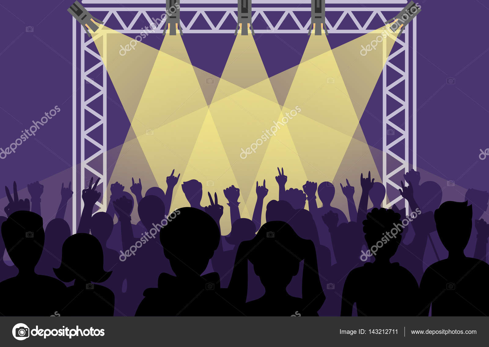 Rock Concert Stage Clipart