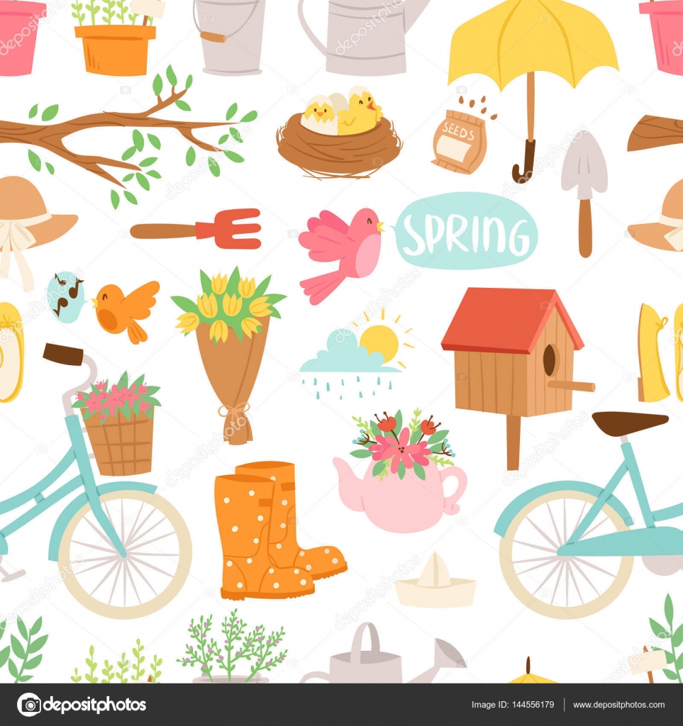 Spring Symbols Clip Art
