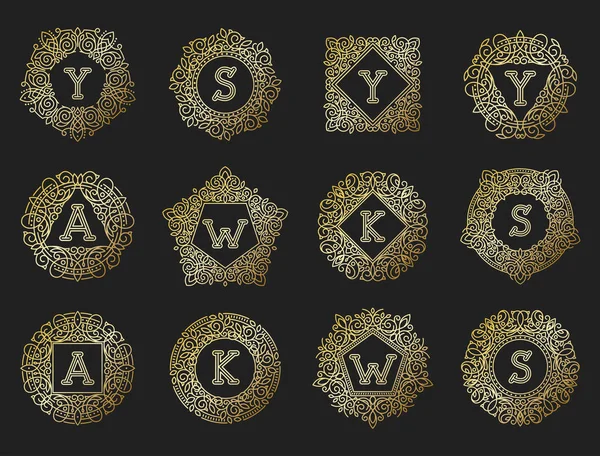 Monogram logo Vector Art Stock Images | Depositphotos