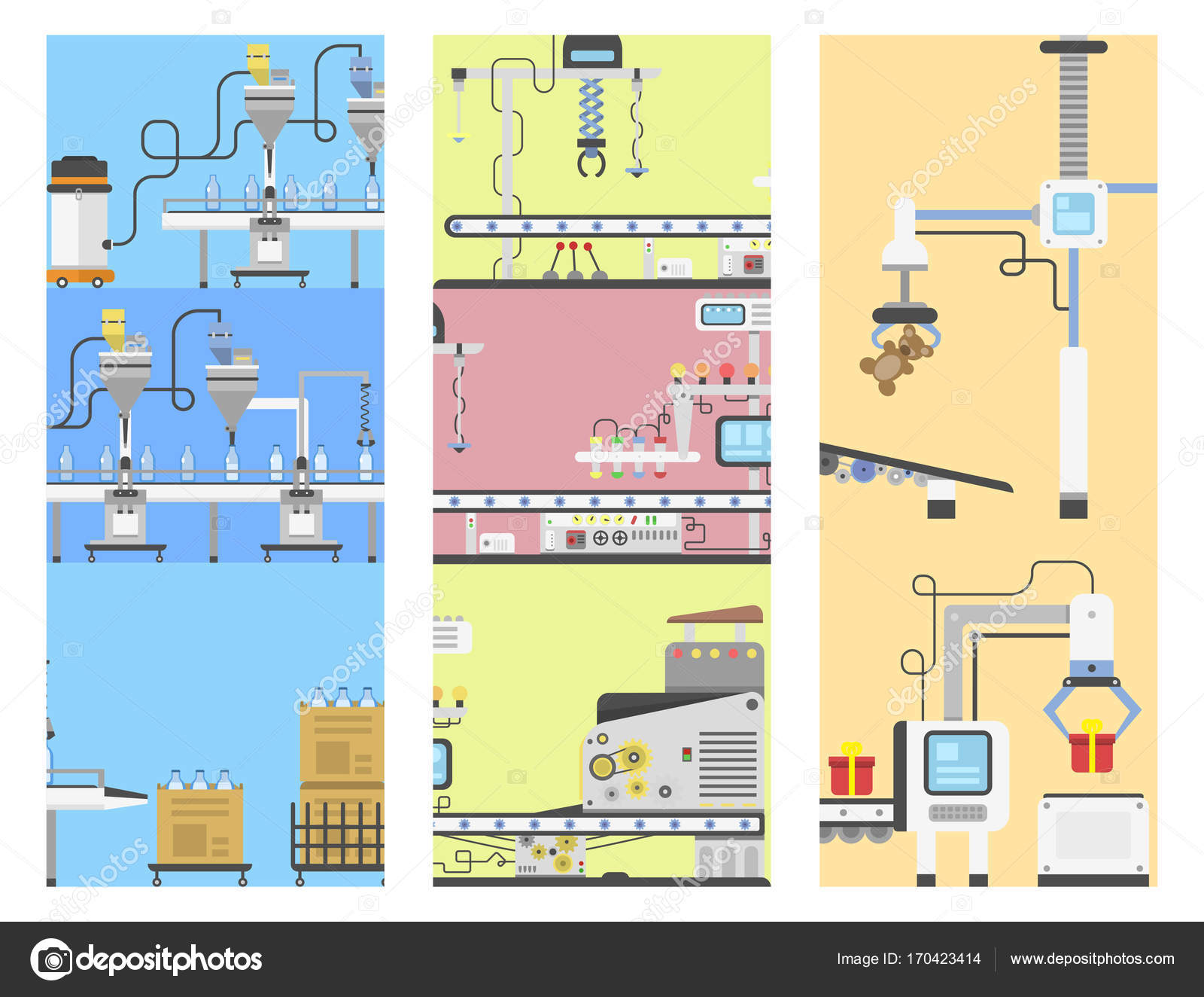 Container terminal production transporter cards industrial technology ...