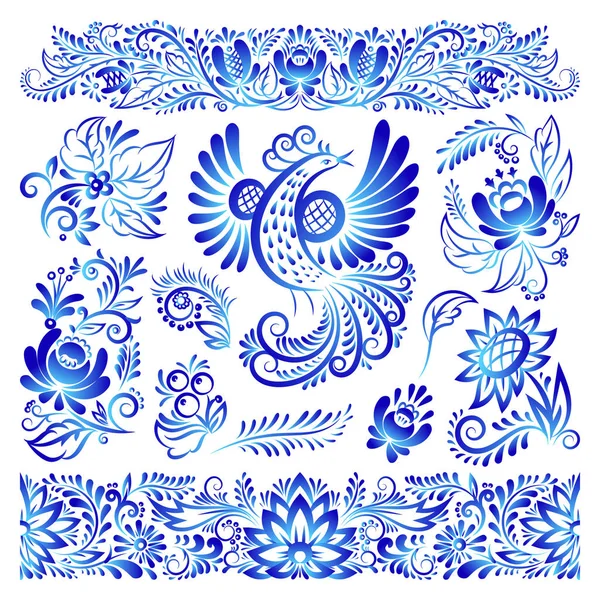 Russian ornaments — Stock Vector © ShevchenkoN #2562227