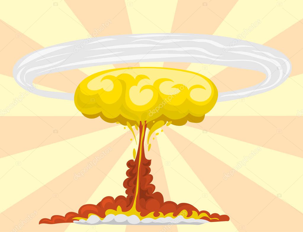 Explosión de dibujos animados efecto boom animación juego hoja de ...