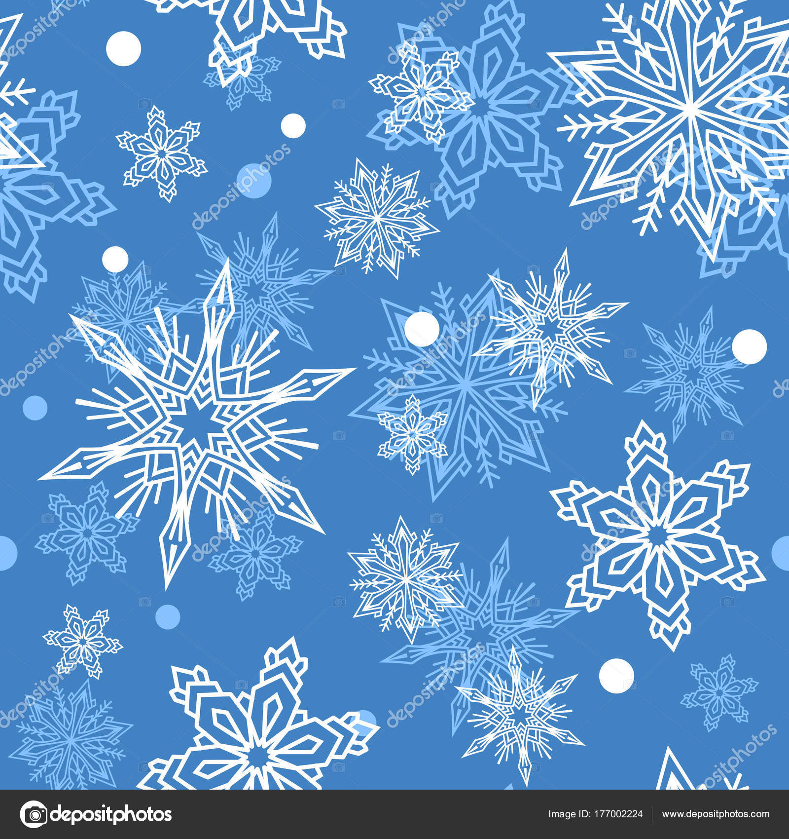 Snowflake Vector Pattern