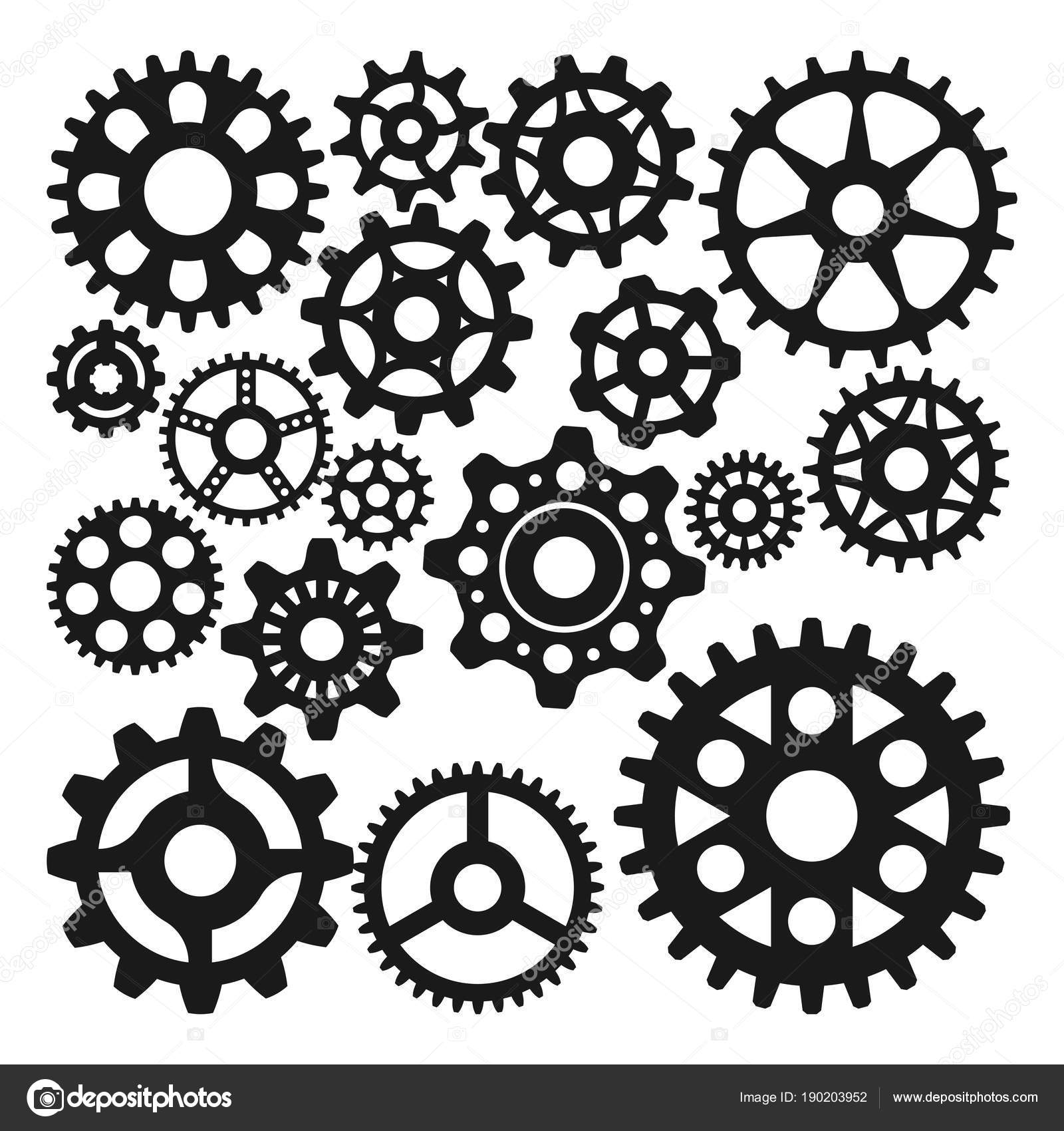 Gears Silhouette