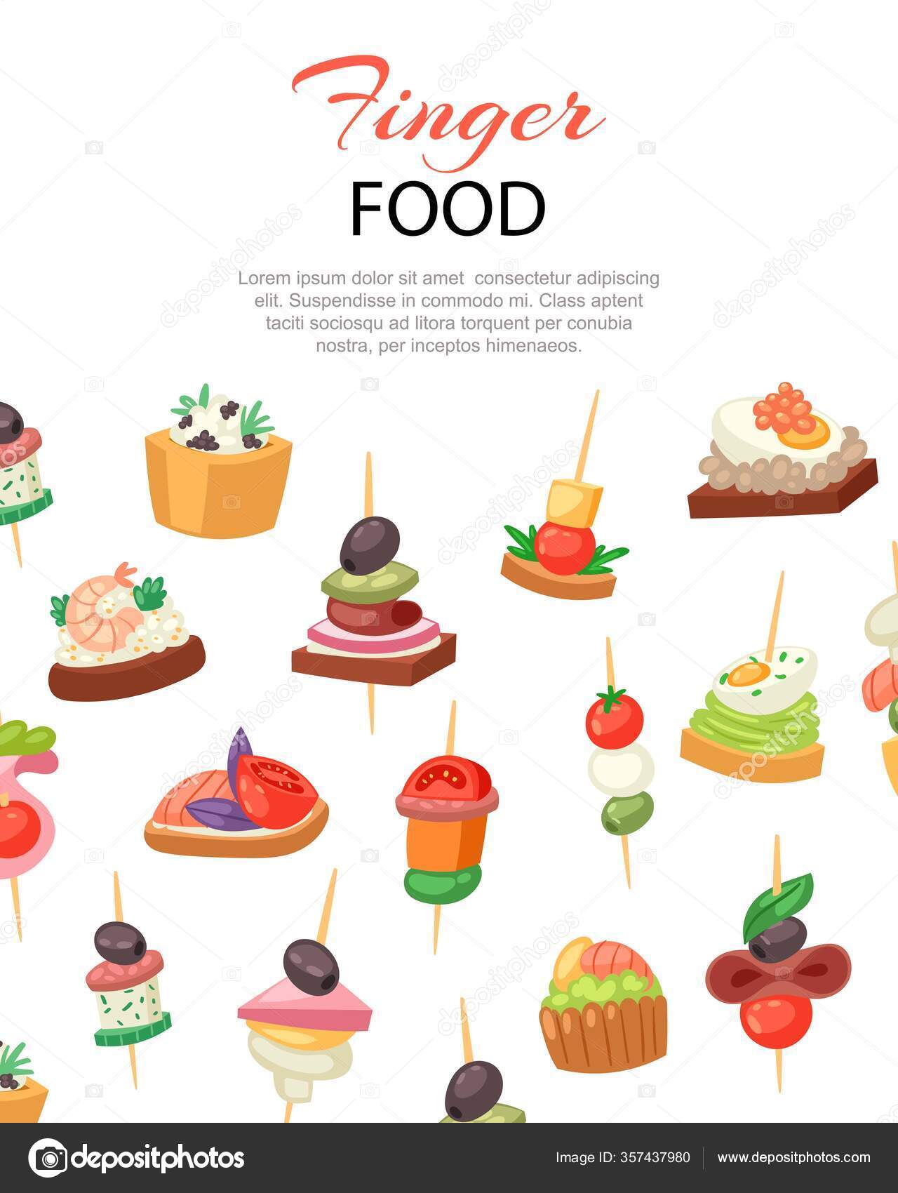 Canapes, tapas on plate, appetizer, finger food with caviar, olives and ...