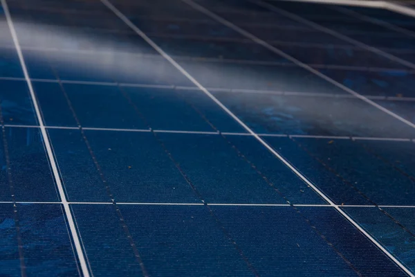 Solar Panel Blue Texture Close Detail Energy Renewable Device ...