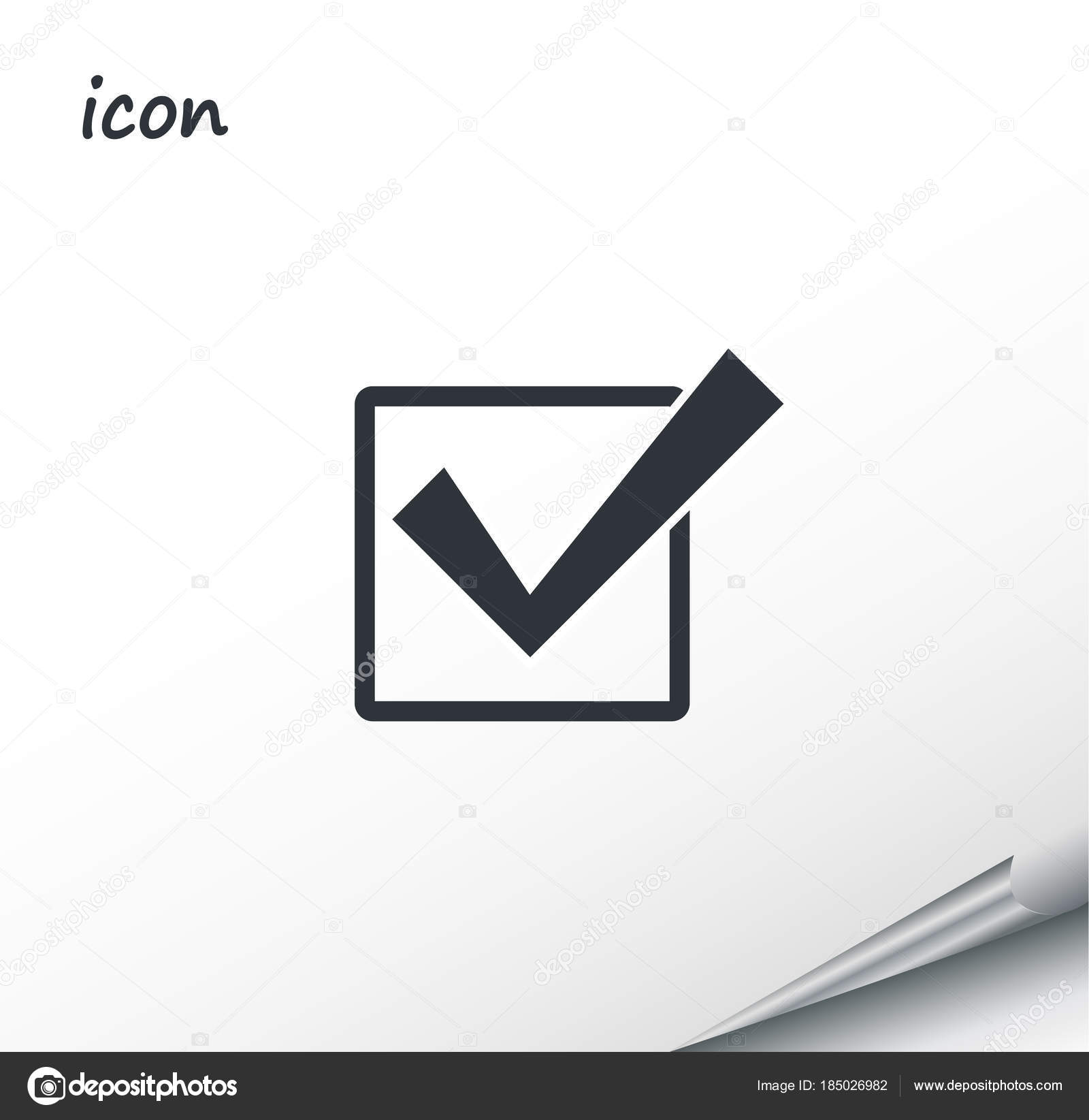 Silver Check Mark Logo