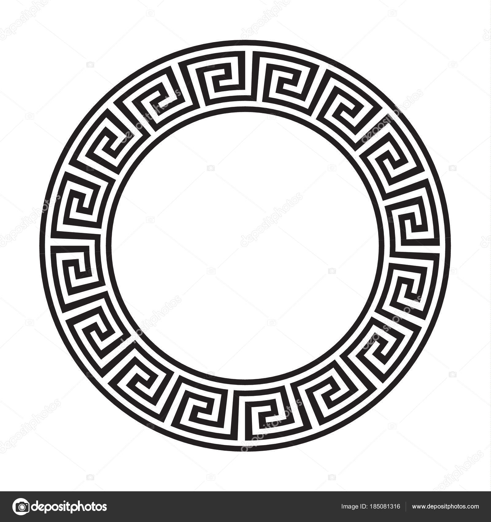 Vector circular ornamento griego vector, gráfico vectorial © pvl0707 ...