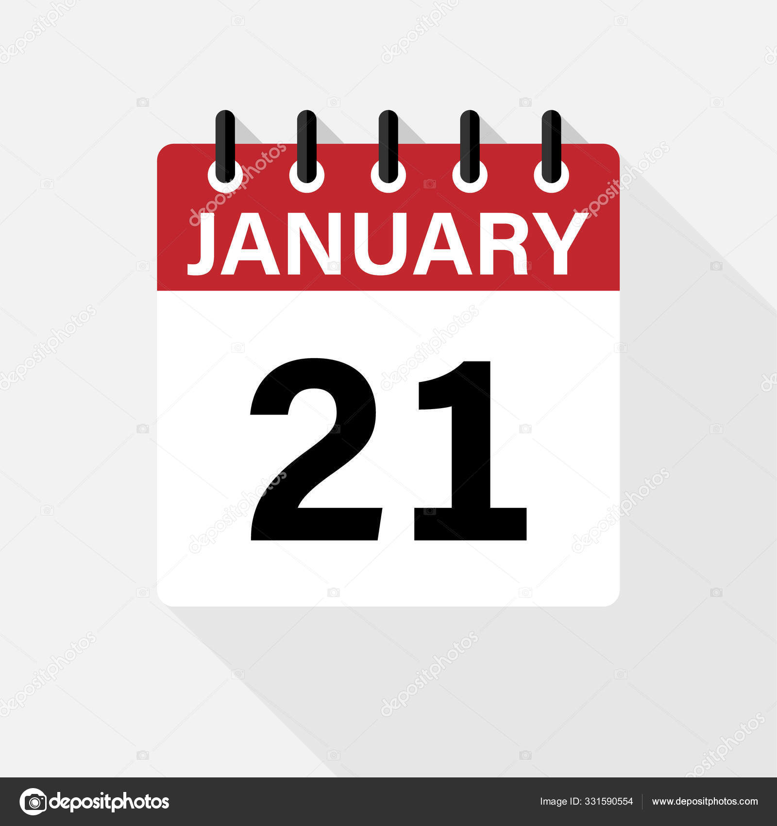 January Calendar Icon