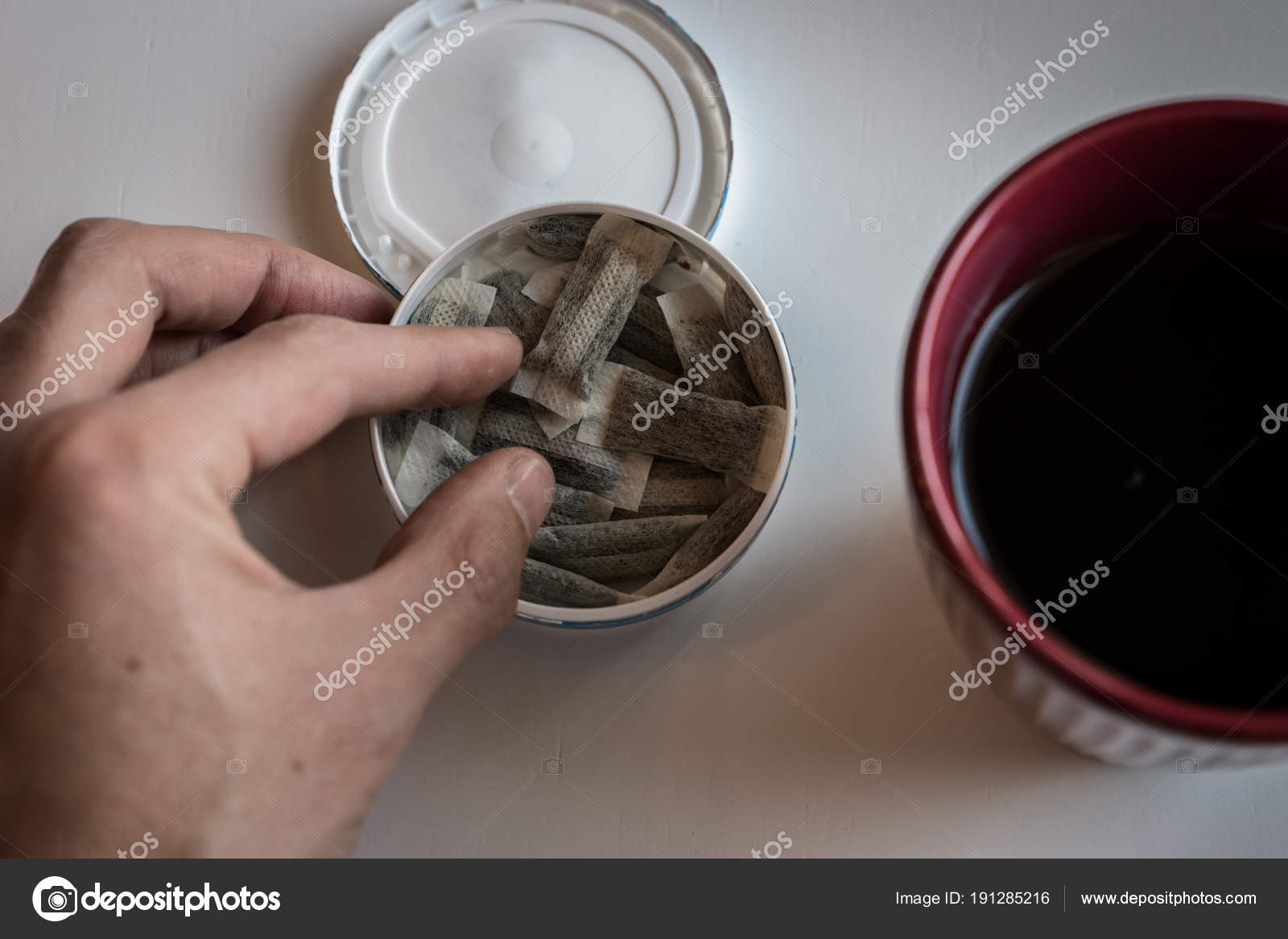 Snus Box Snus Moist Powder Tobacco Product Widely Consumed Norway ...