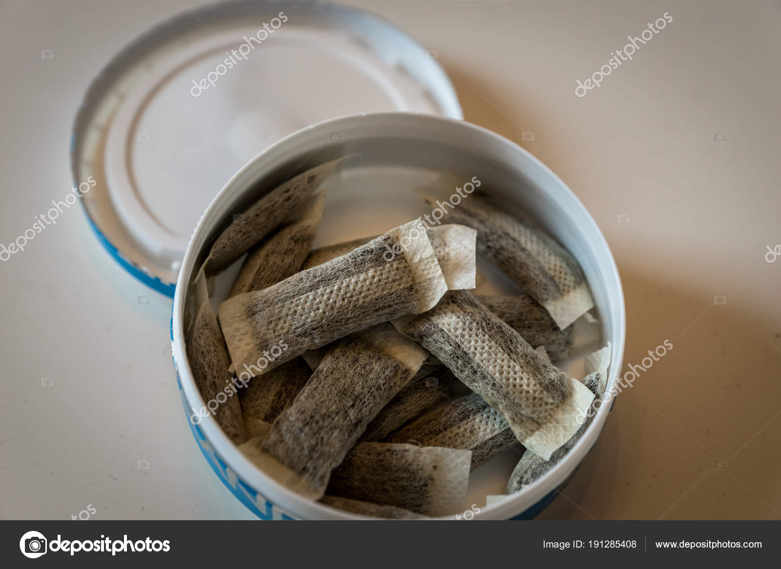 Snus Box Snus Moist Powder Tobacco Product Widely Consumed Norway ...