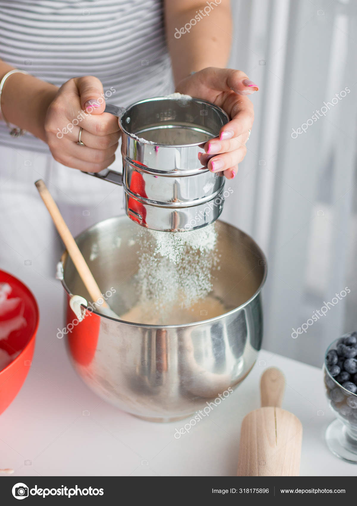 Sifting Flour