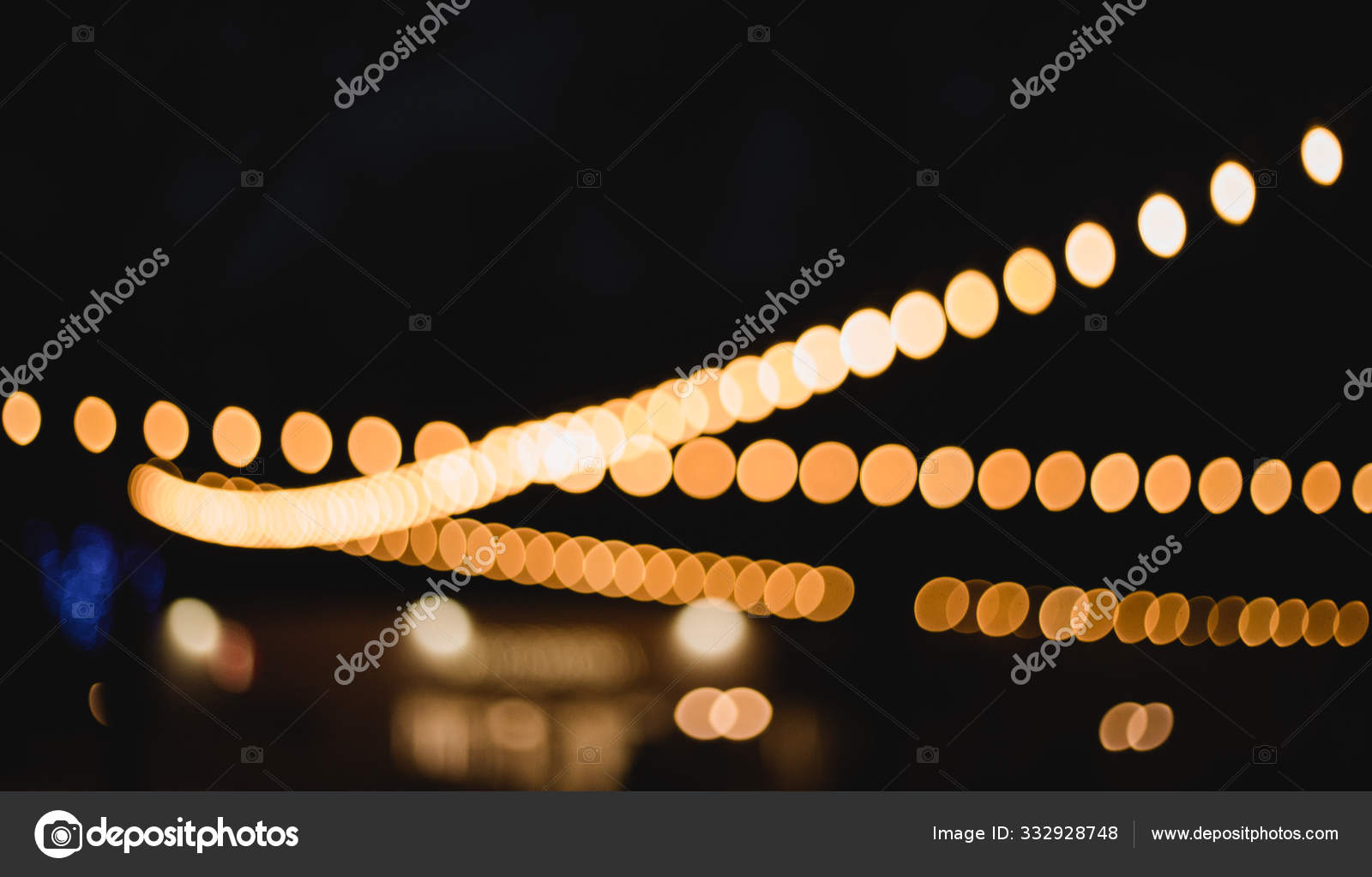 String Party Lights Background