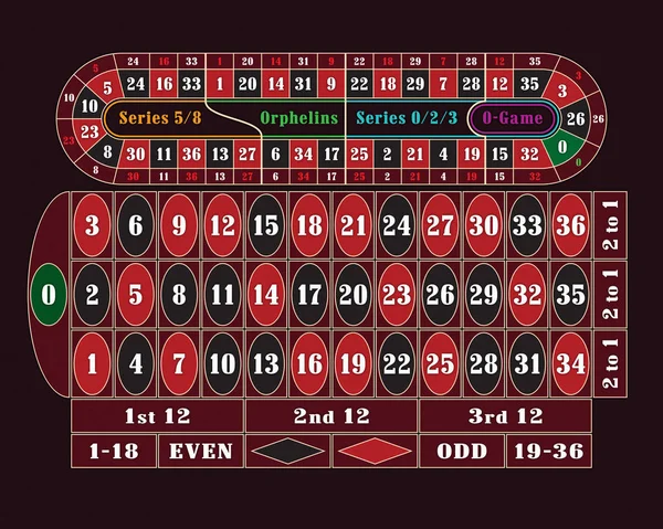 Tradicional europeu Roleta Tabela vetor ilustração Vetor de ©zaremsky ...