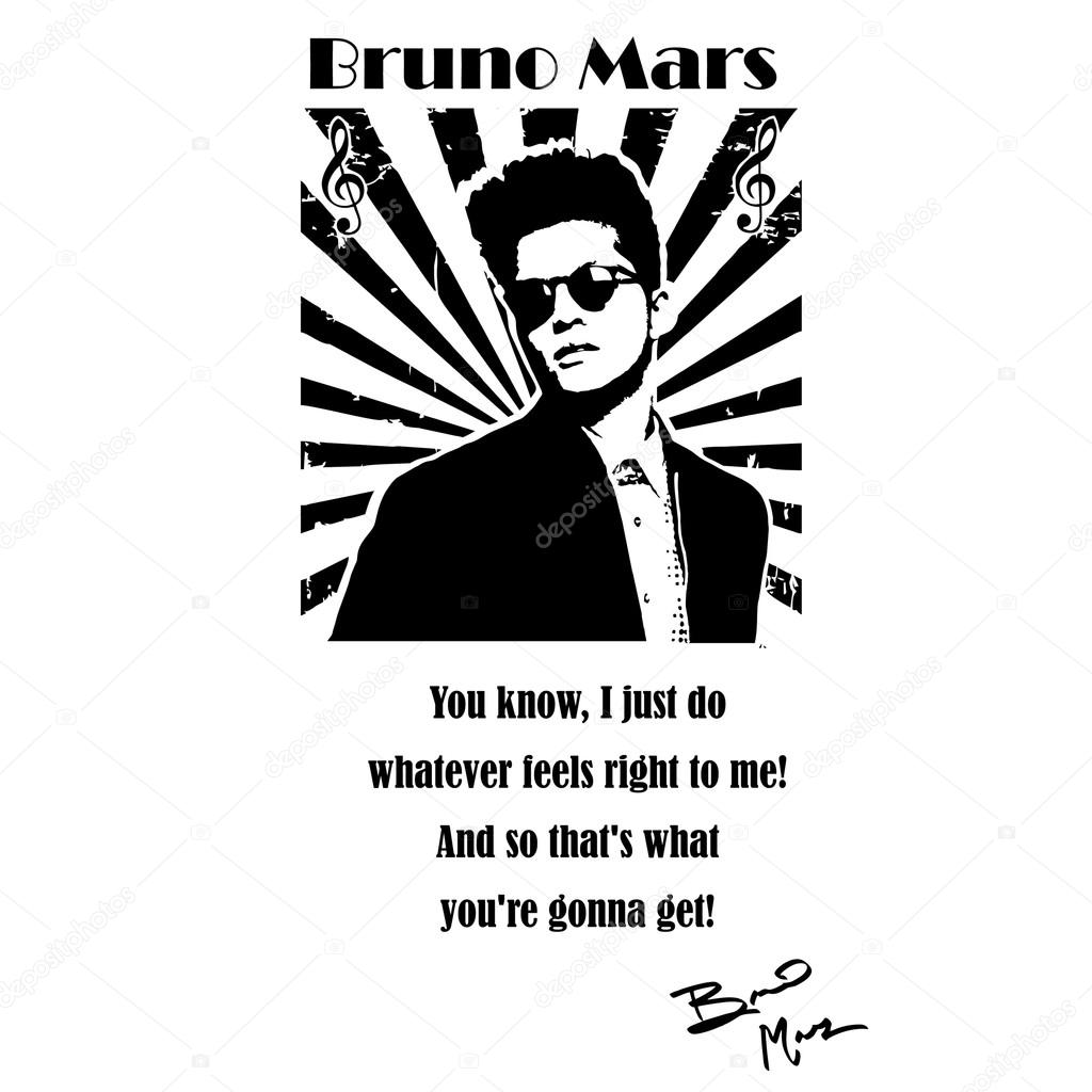 Bruno Mars Logo Font