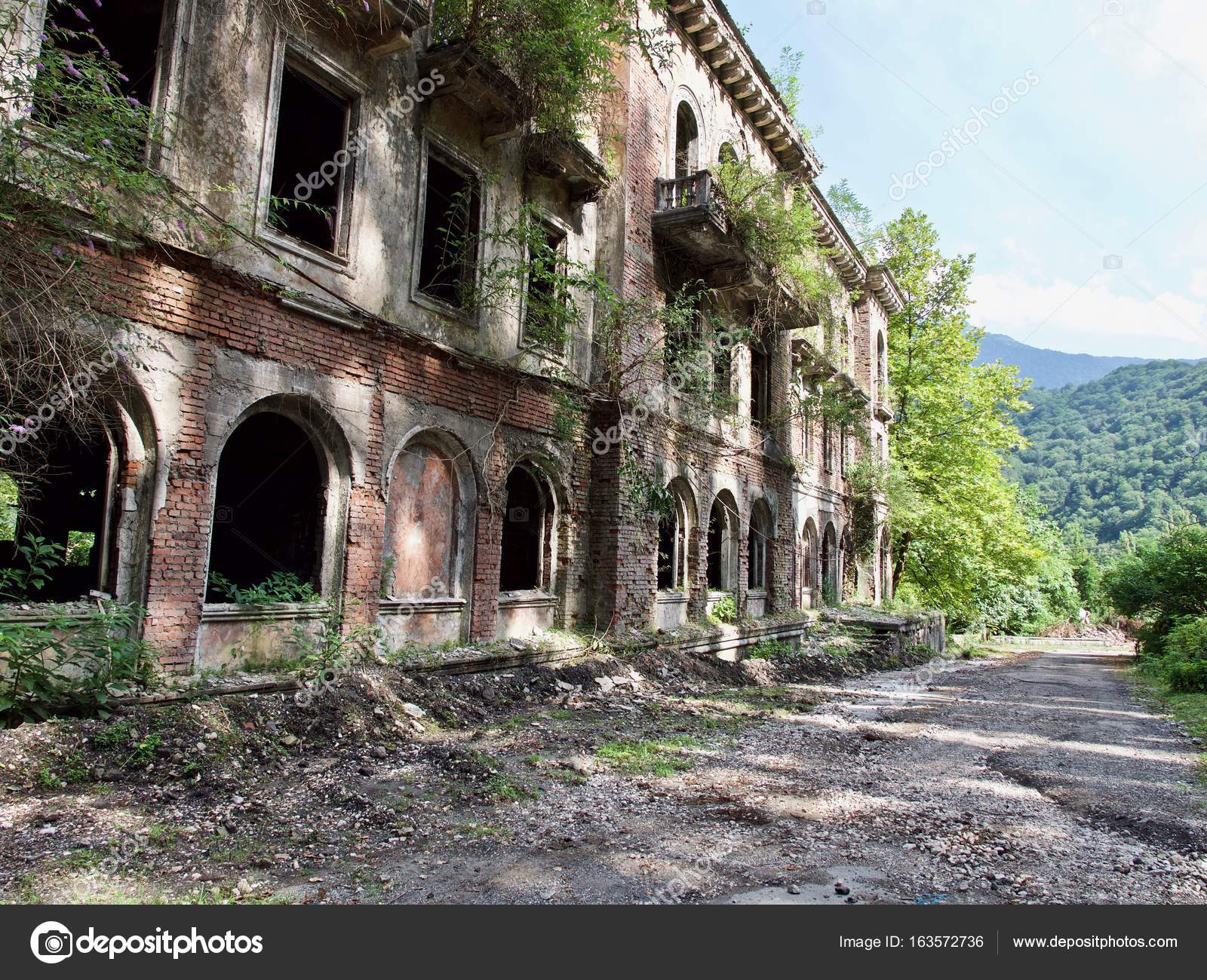 Old Abandoned City Buildings