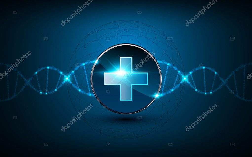 Health care tech banner Stock Vector by ©pixtumz@hotmail.com 125932198