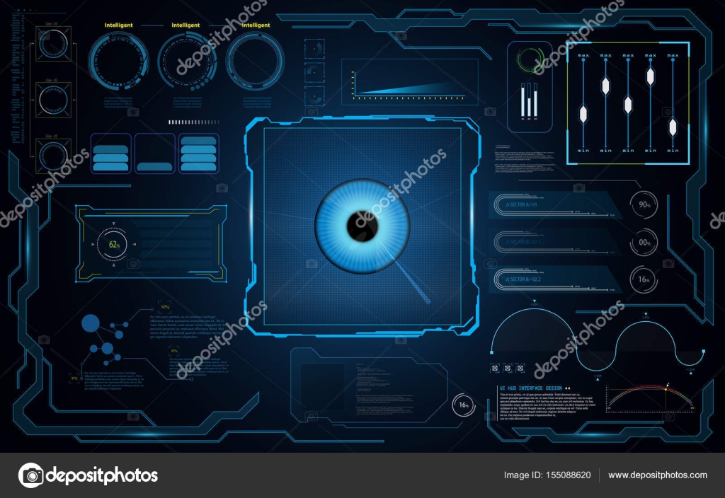 Hud ui interface screen Stock Vector Image by ©pixtumz@hotmail.com ...