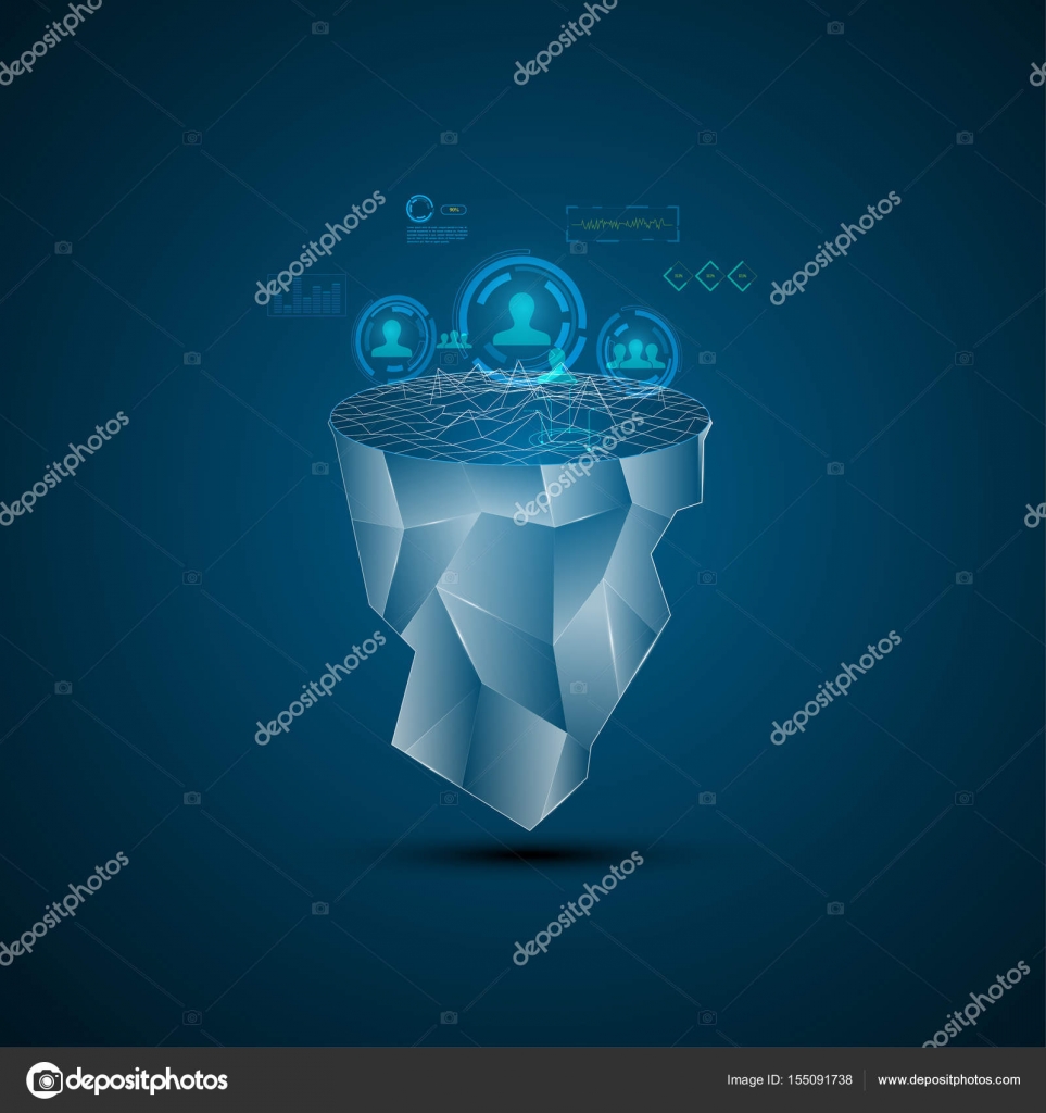 Wireframe low poly isometric Stock Vector by ©pixtumz@hotmail.com 155091738