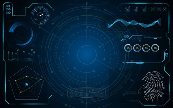 Abstract hud interface Stock Vector Image by ©pixtumz@hotmail.com #124819780