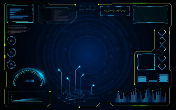 Hud ui interface screen Stock Vector Image by ©pixtumz@hotmail.com #155088620