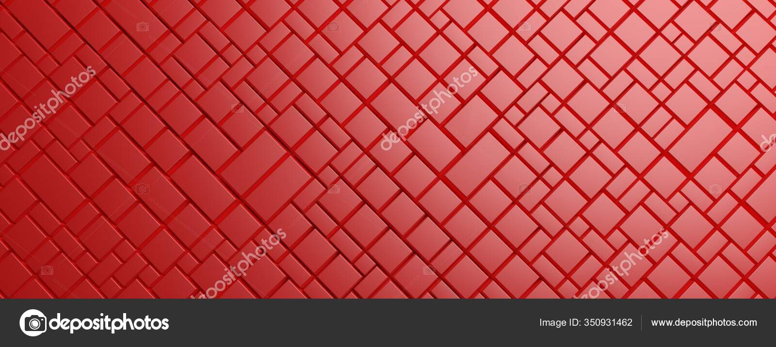 Paving Tiles Square Rectangular Shape Pattern Red Color Abstract ...