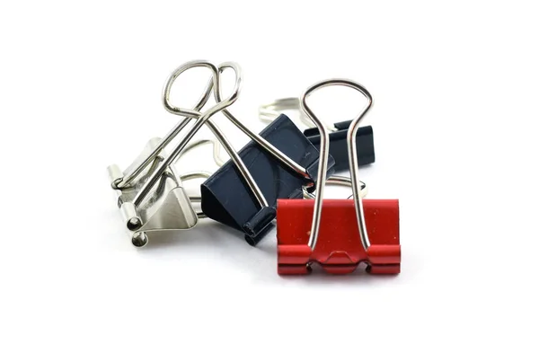 Metal binder clips Stock Photo by ©cabecademarmore 163215474