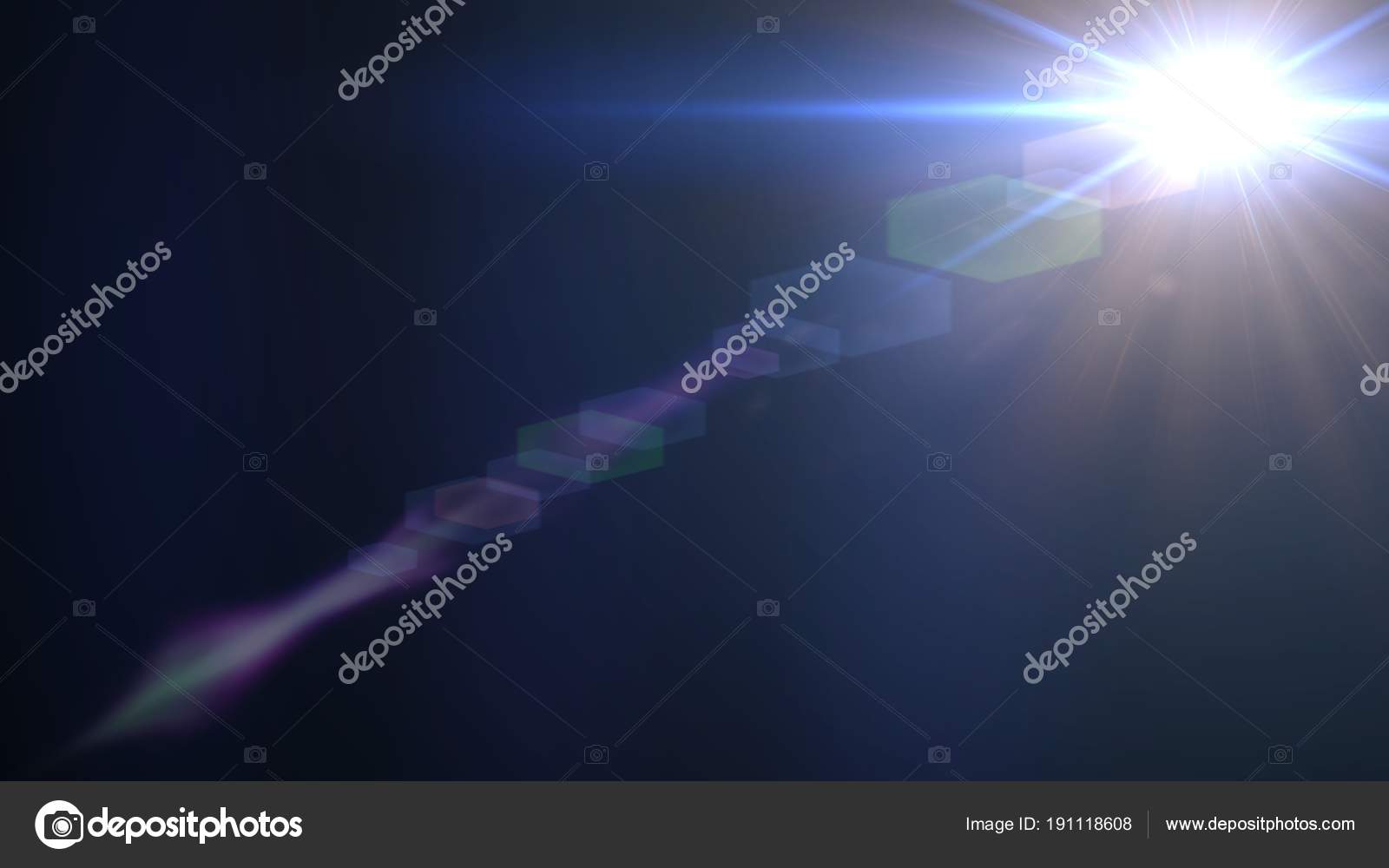 Rendering Digital Lens Flare Lens Flare Light Leaks Abstract Overlays ...