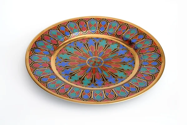 Colored decorative plate - Stock Image - Everypixel