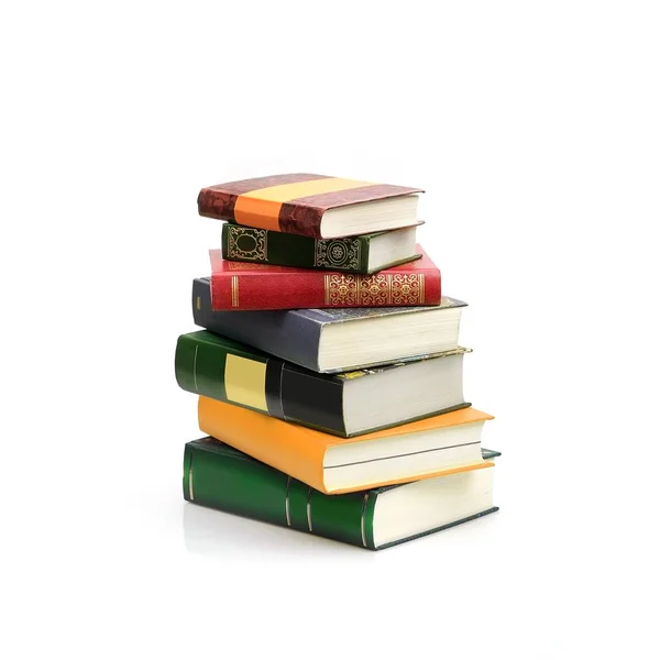 A stack of books in various angles — Stock Photo © Prokrida #140539388