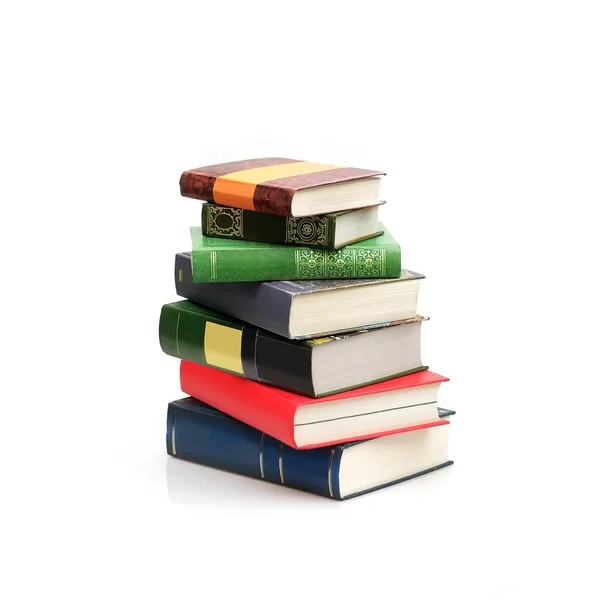 A stack of books in various angles — Stock Photo © Prokrida #140539388