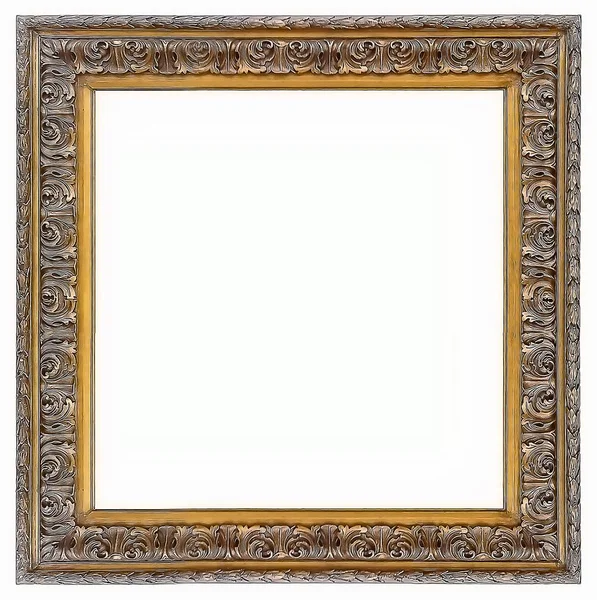 Gold color wooden photo frame — Stock Photo © majaFOTO #6047002