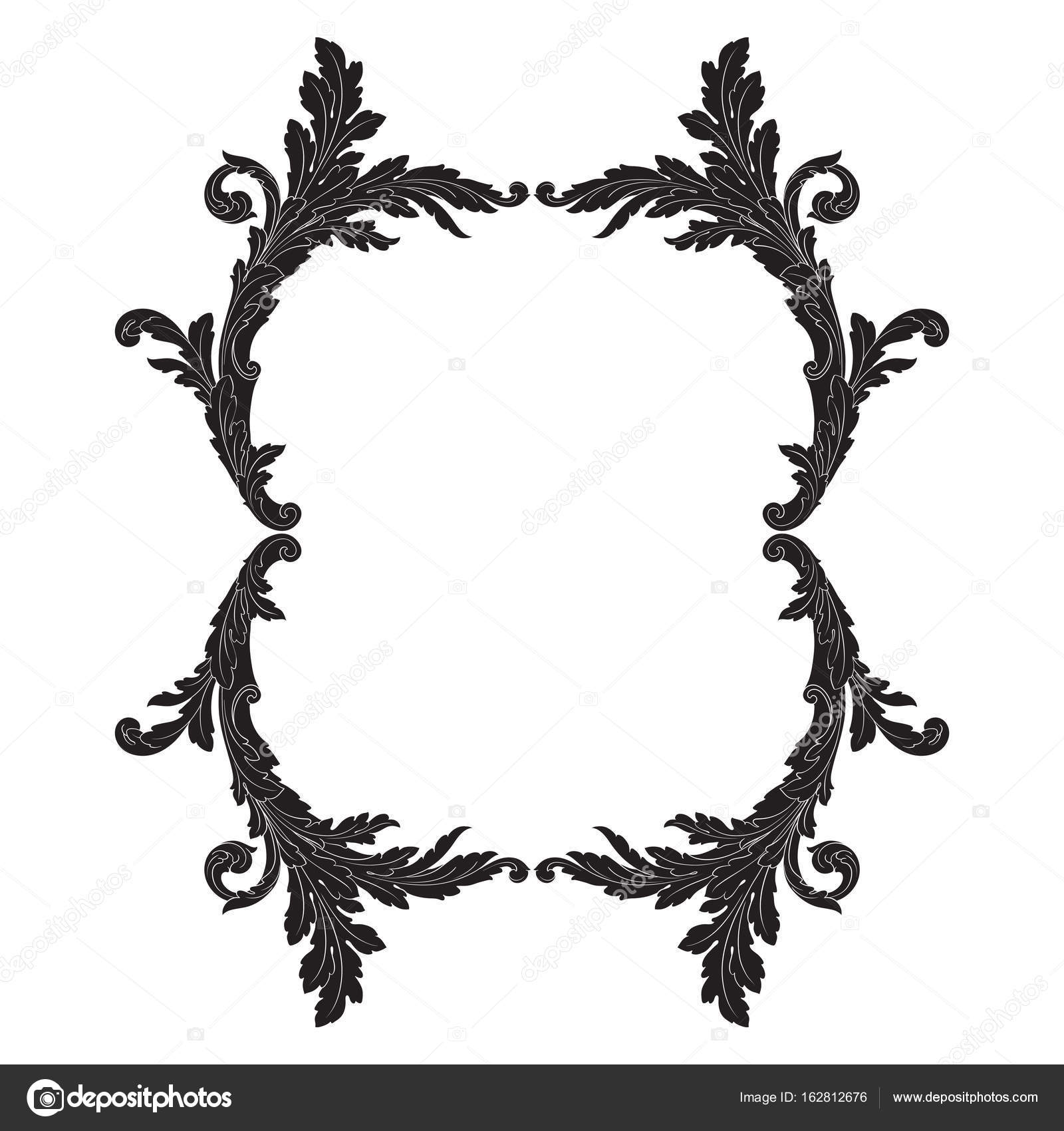 Baroque vector vintage elements Stock Vector Image by ©AcantStudio ...