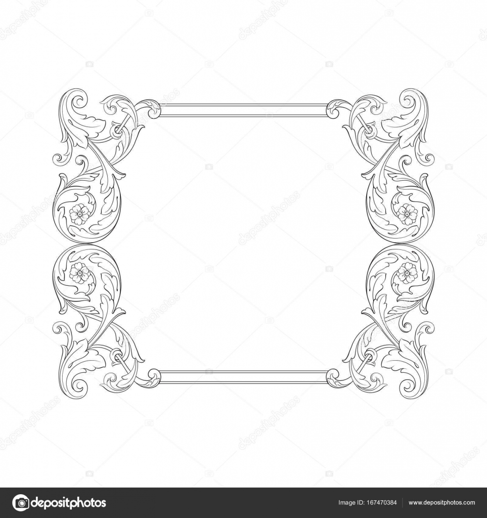 Classical baroque vector Stock Vector by ©AcantStudio 167470384