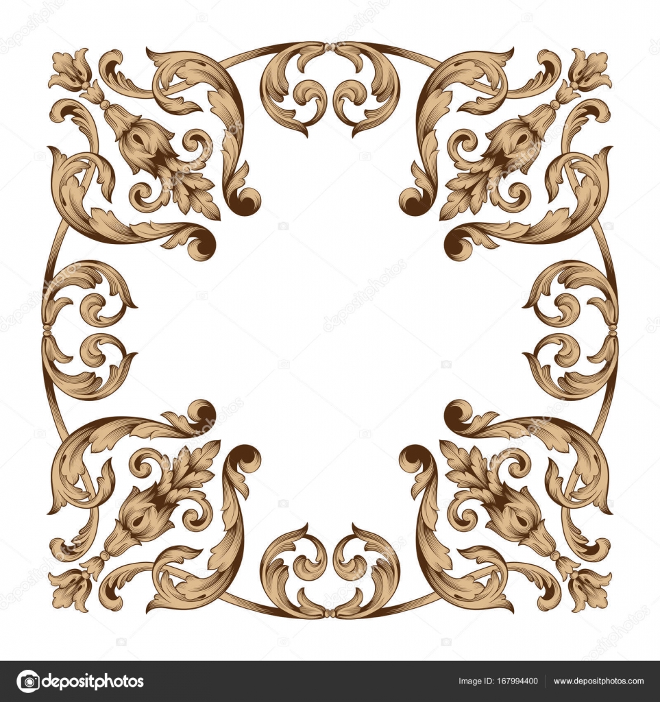 Classical baroque vector Stock Vector by ©AcantStudio #167994400