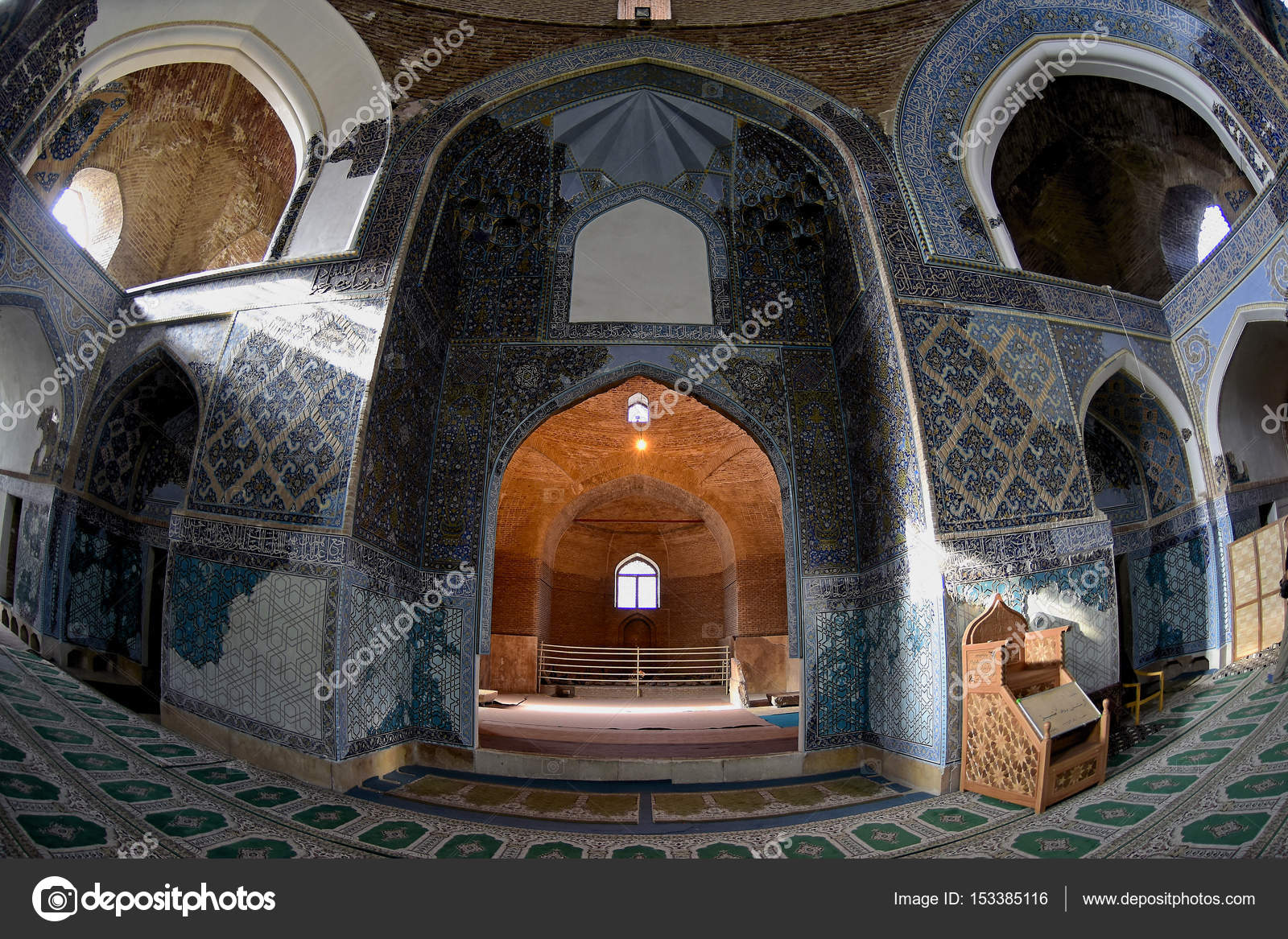 The Blue Mosque (Masjed-e Kabud) in Tabriz, Iran. Stock Photo by ...