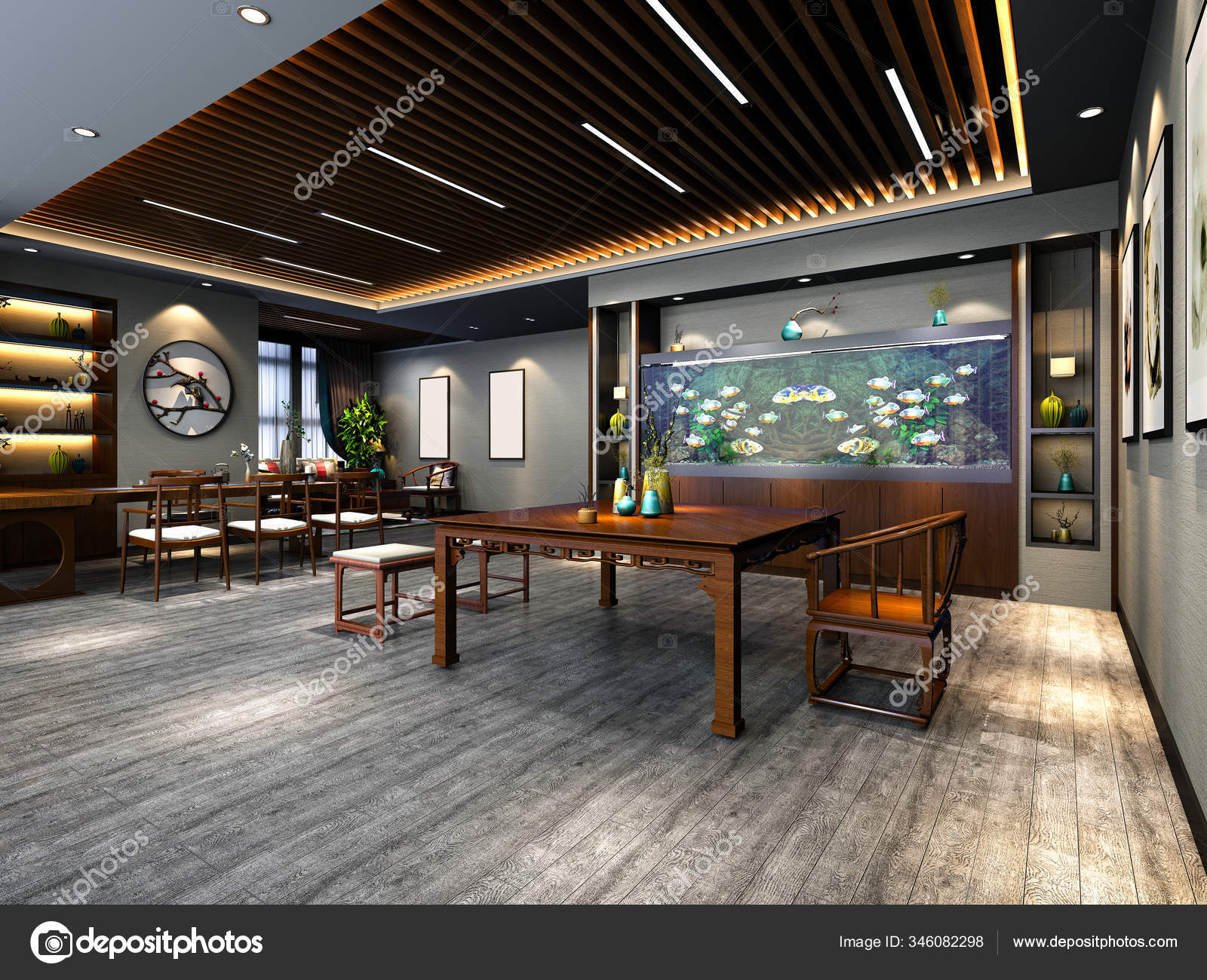 Render Working Office Stock Photo by ©mtellioglu 346082298