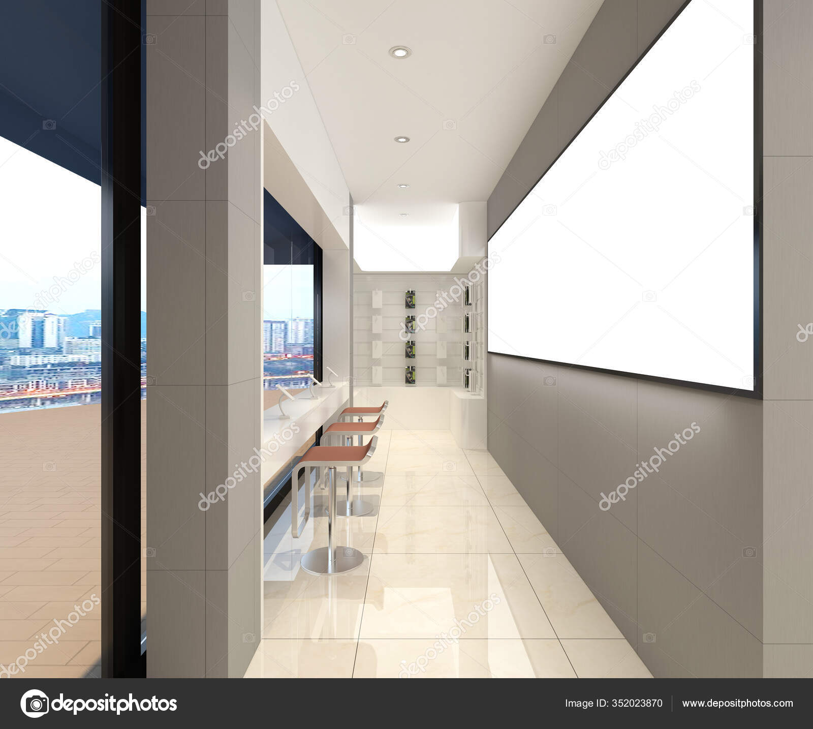 Render Modern Electronic Items Shop Stock Photo by ©mtellioglu 352023870