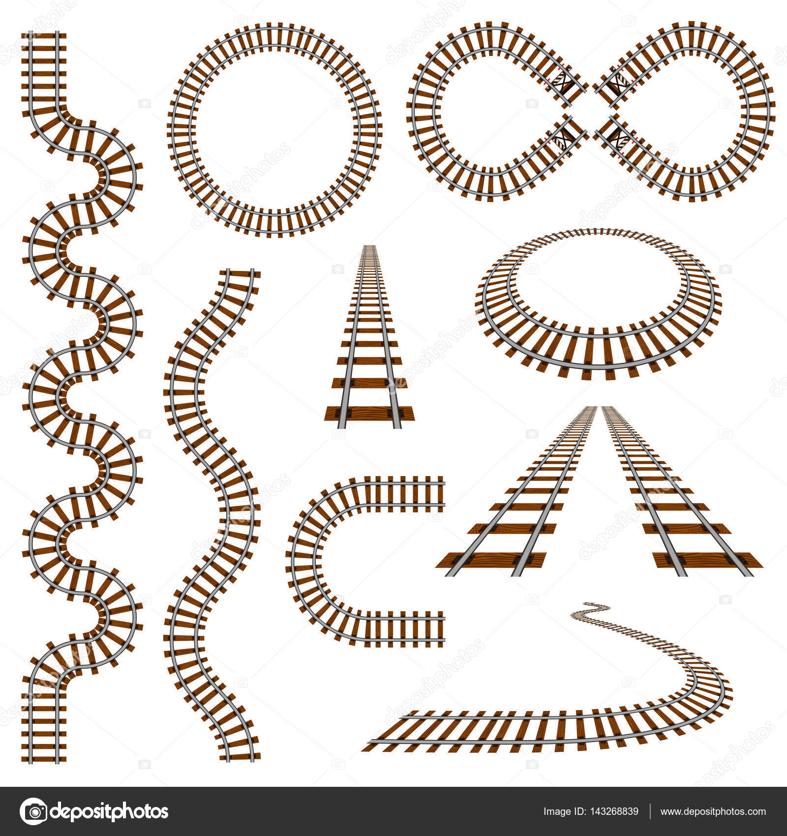 Train Track Border Clip Art