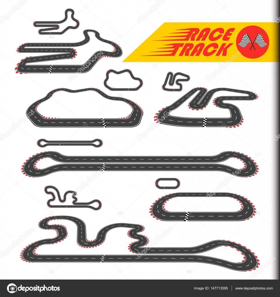 Racetrack Clipart Border