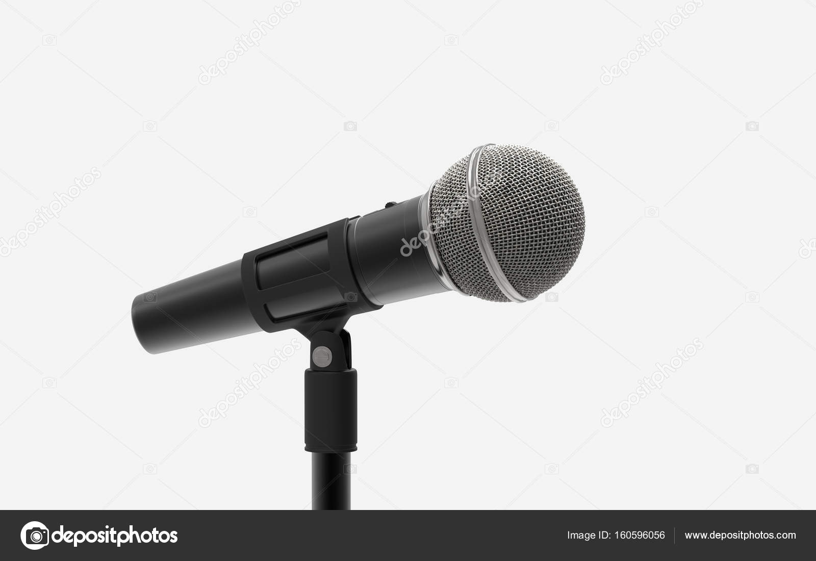 Mic 3D rendering. — Stock Photo © andrija.pajtic@gmail.com #160596056
