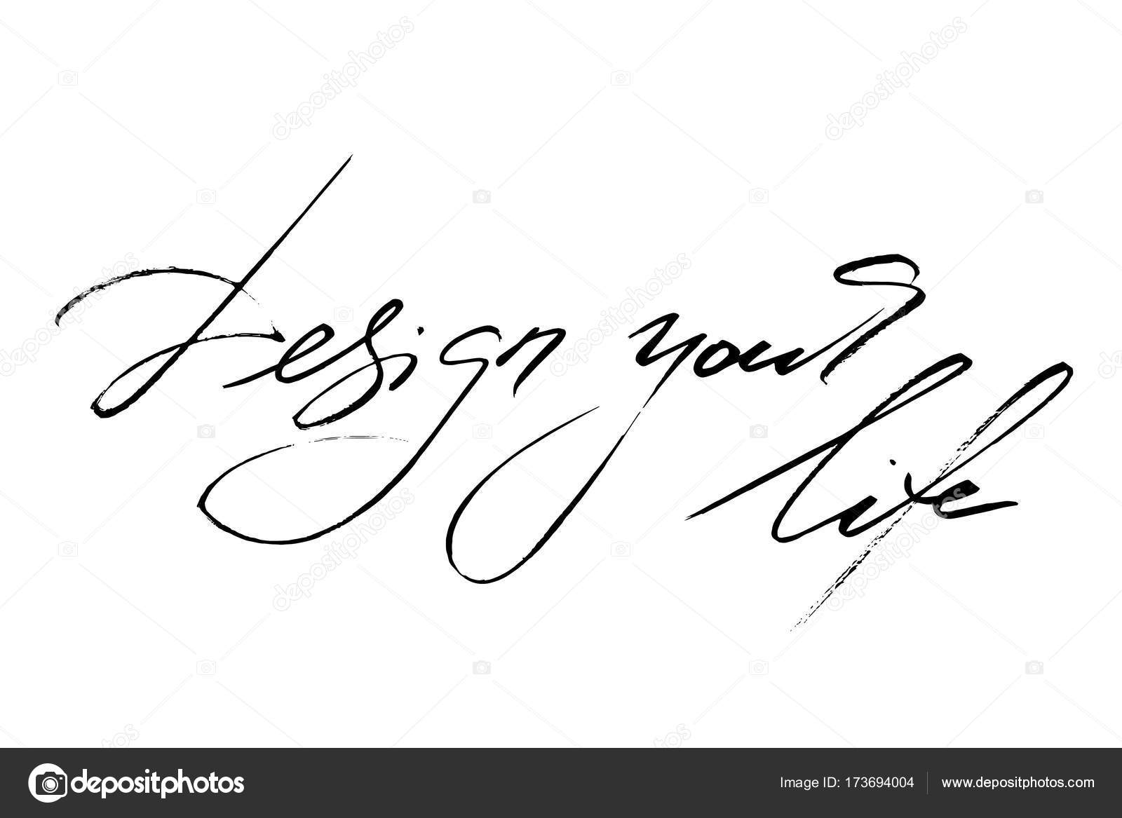 Handwritten Quotes About Life