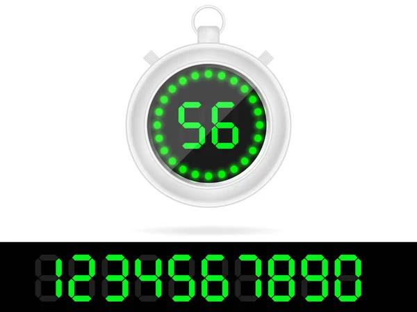 Design Colorful Digital Stopwatch Stock Vector Image by ©salsep09@gmail ...