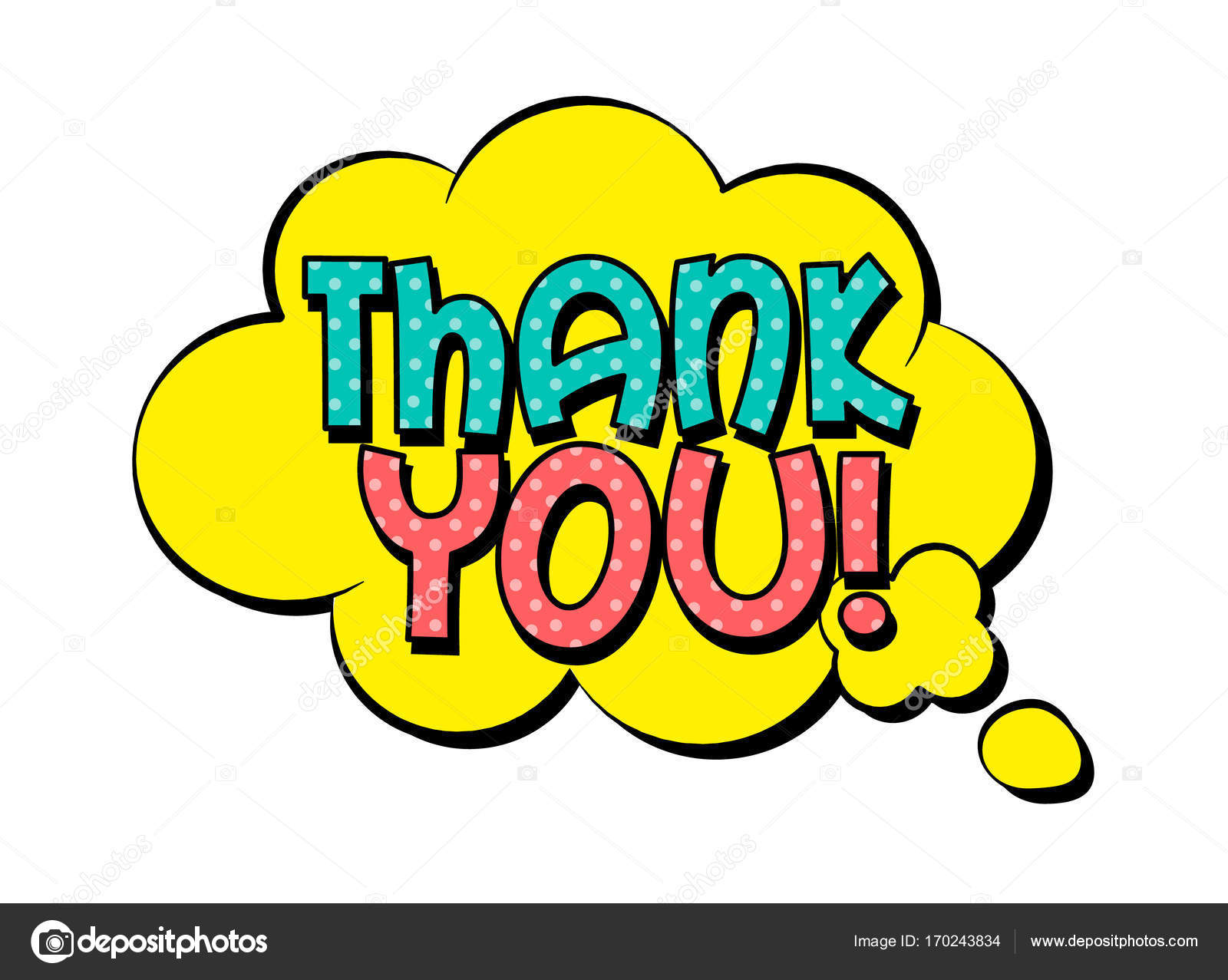 Thank you speech bubble in retro style — Stock Vector © RoseStudio ...