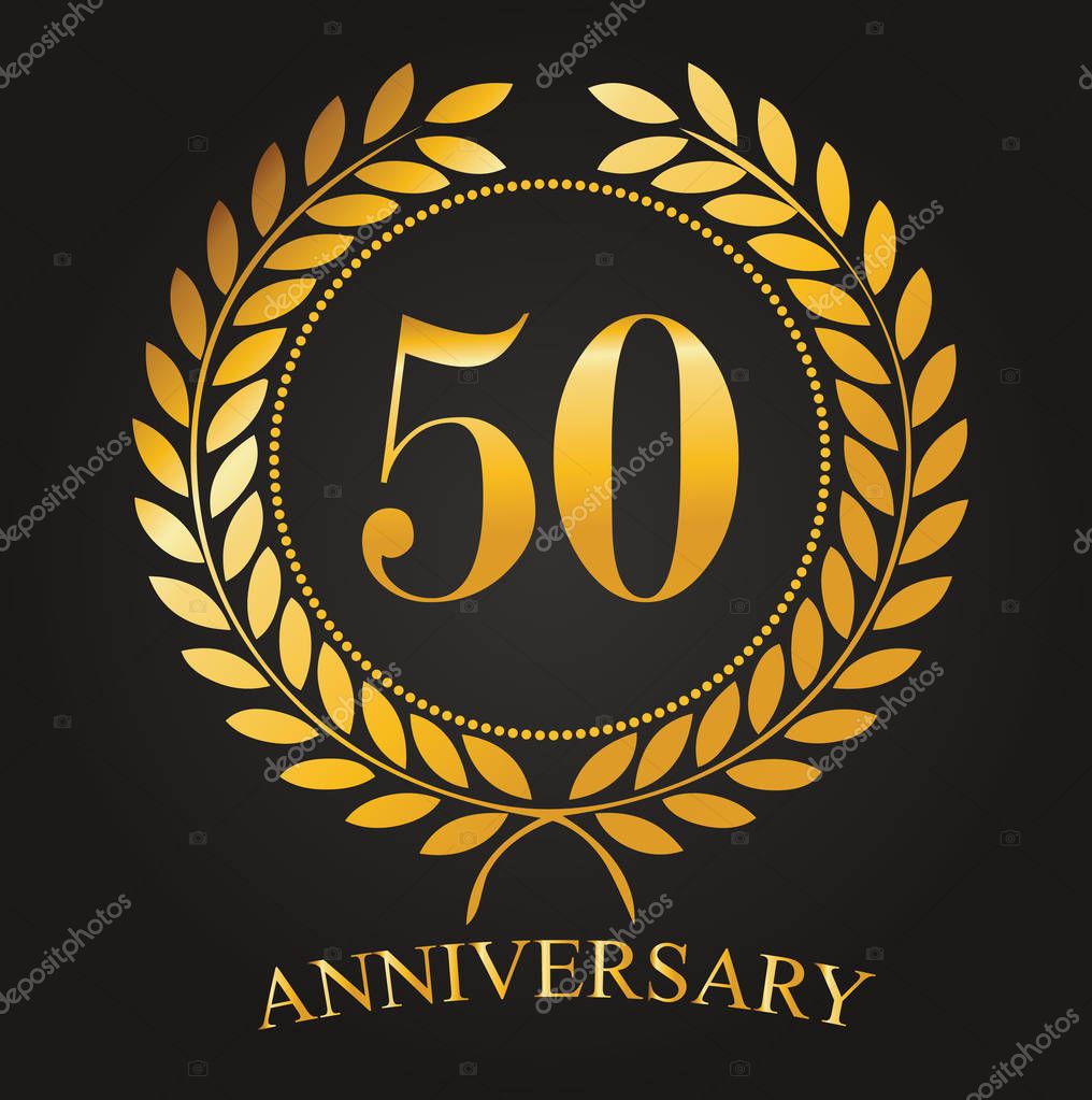 50 Tahun Logo 169.861 50th Anniversary Stock Photos, High Res