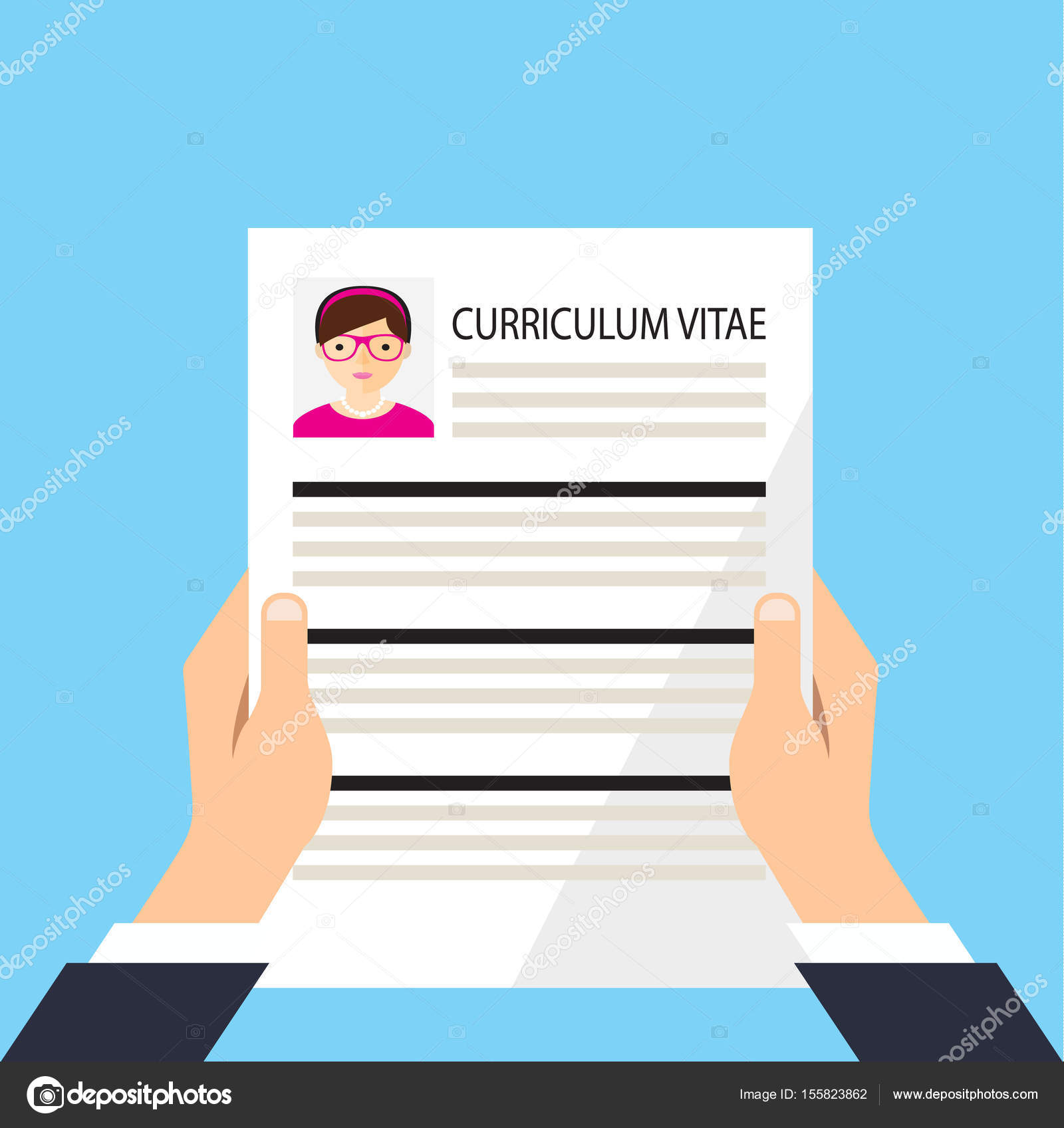 Curriculum vitae document icon. Human resources management or analyzing ... Curriculum vitae document icon. Human resources management or analyzing ...