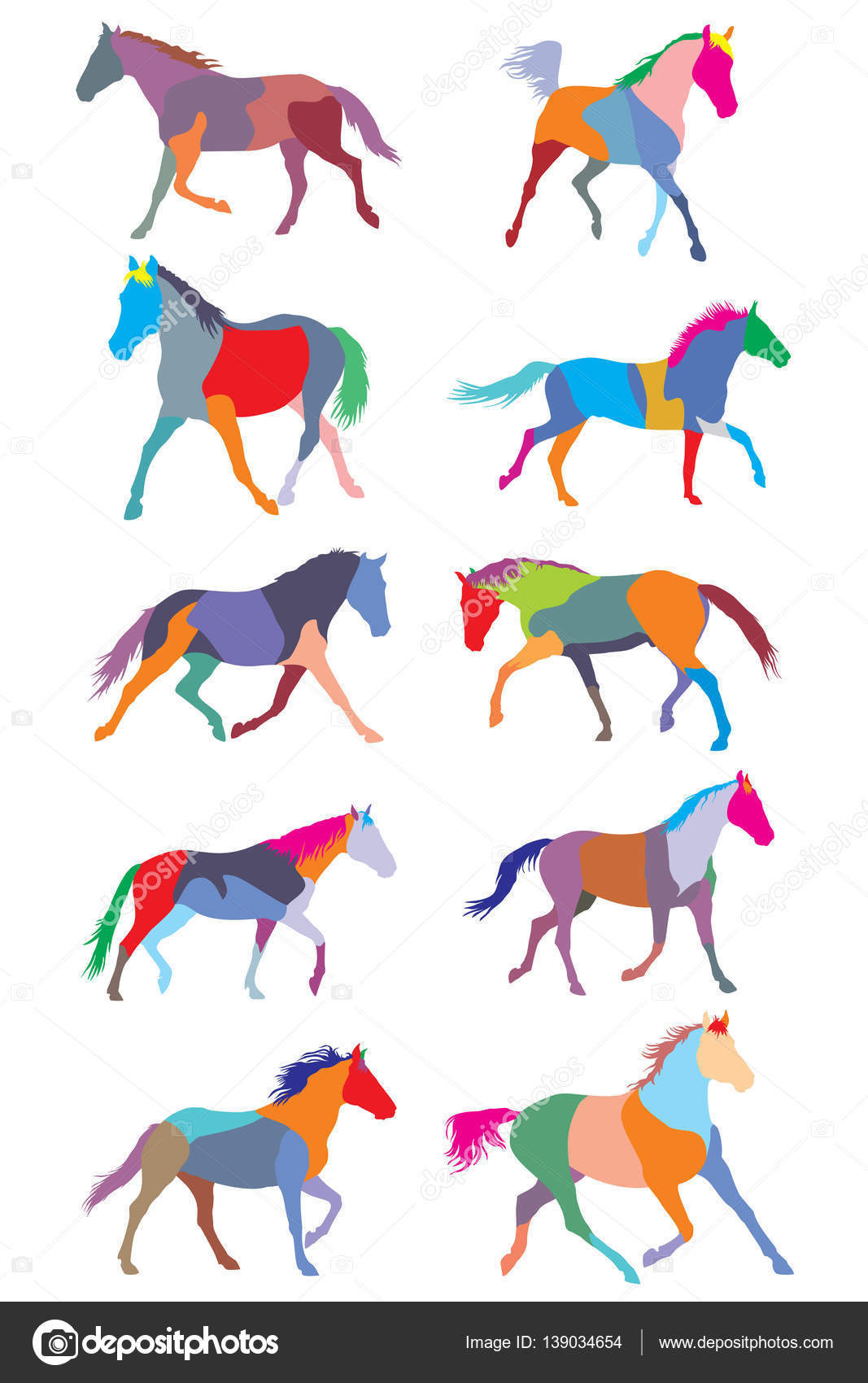 Cantering Horse Silhouette