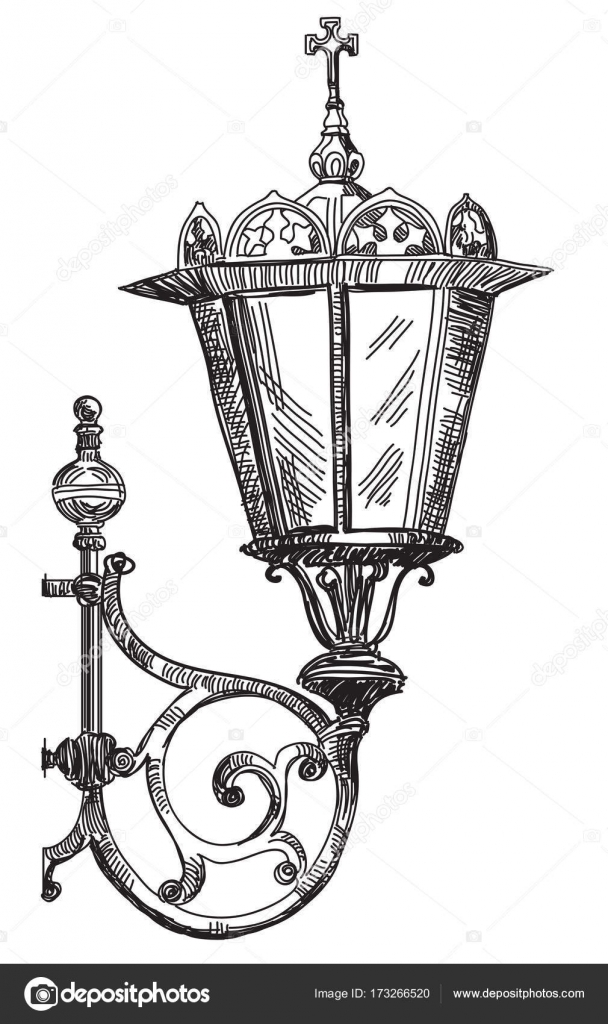 Linterna de dibujo manual vectorial Vector de stock #173266520 de ©Alinart