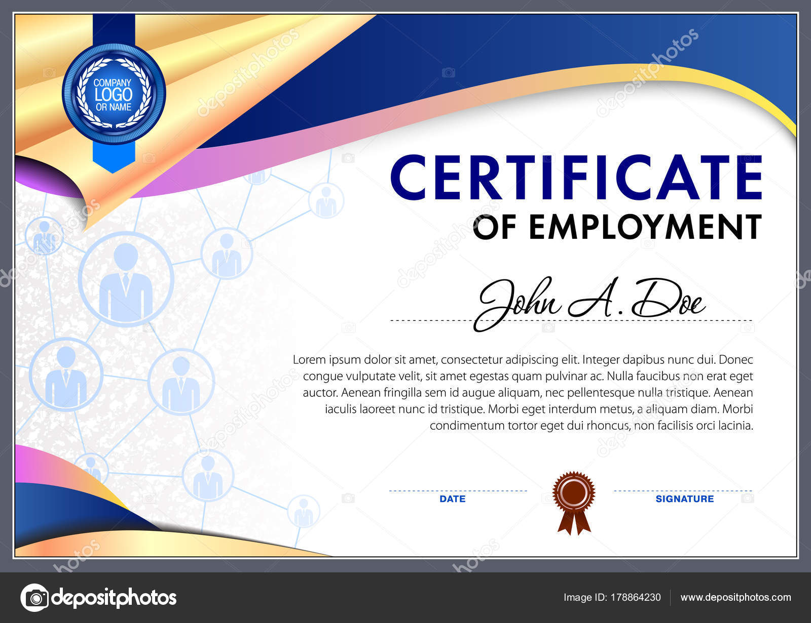Official Certificate Template
